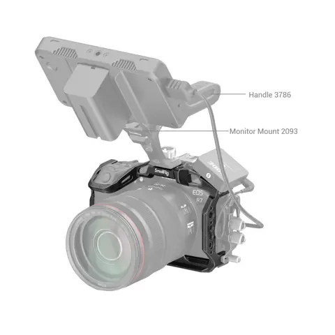 SmallRig 4003 Black Mamba Cage For Canon EOS R7 - Marktnet